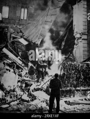 World War Two bombed houses in Broad Lanes, Bilston, Wolverhampton ...