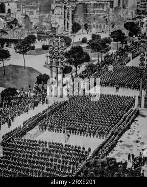 Benito Mussolini during the March on Rome Stock Photo - Alamy