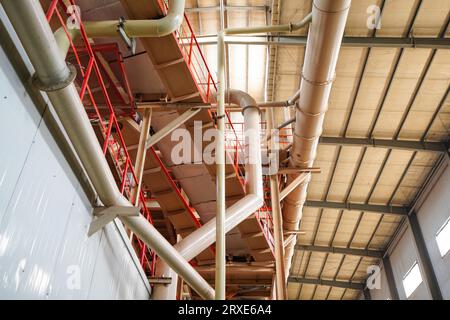 Pipeline facilities in a factory Stock Photo - Alamy