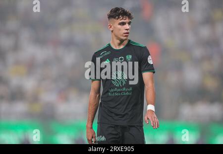 Gabriel Veiga #24 of Al-Ahli Saudi FC looks on during their Match Day 7 ...