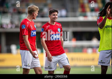Silkeborg, Denmark. 24th Sep, 2023. Alexander Busch (40) of Silkeborg ...
