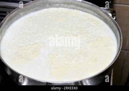 Baked Egyptian rice or Roz muammar's combination of rice, fresh cream ...