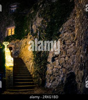 neon light gardens - prince's castle Stock Photo - Alamy