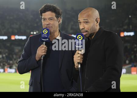 Thierry Henry comments for Amazon Prime Video the French championship ...