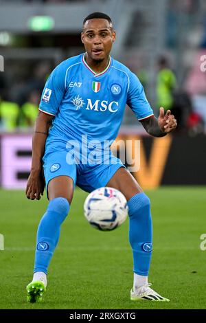 Natan of SSC Napoli in action during the UEFA Champions League match ...