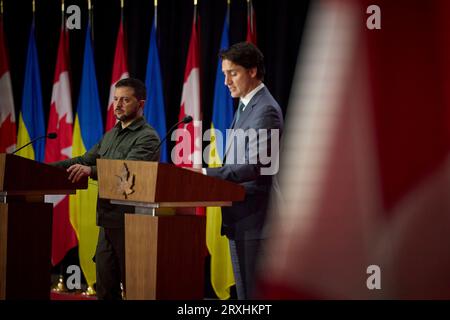 Prime Minister Justin Trudeau responds to a question from the media ...