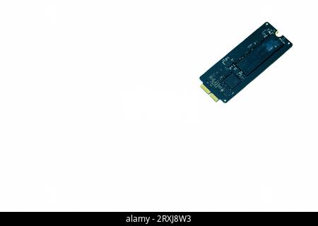 Photo of ssd hard drive on white background with copy space Stock Photo ...
