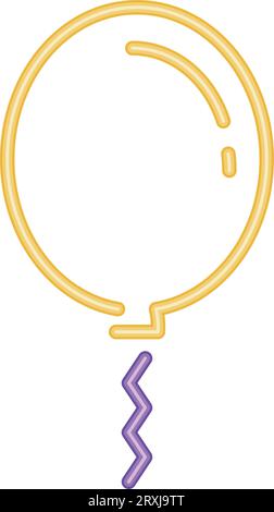 helium neon balloon bright icon Stock Vector Image & Art - Alamy