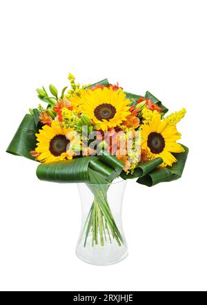 Beautiful orange chrysanthemums in the garden Stock Photo - Alamy