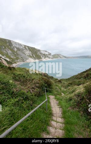 Landscape photo of Mupe bay on the Jurassic coast in Dorset Stock Photo ...