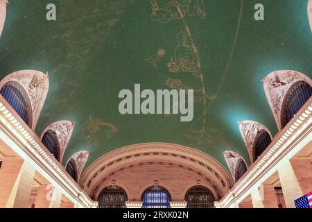 Architectural detail of the Main Concourse, the primary concourse of ...