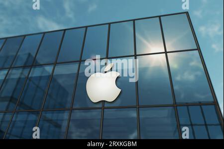 Cupertino, California, September 25, 2023: Apple Incorporation ...
