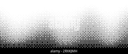 Pixelated bitmap wave gradient texture. Yellow green dither pattern ...