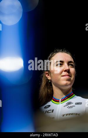 Dutch Shirin van Anrooij pictured in action during the women's elite ...