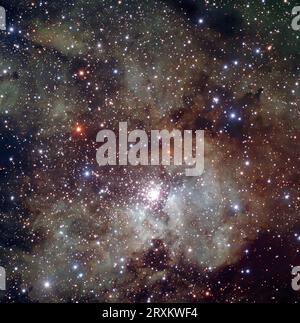 Star cluster and nebula NGC 3603 Stock Photo - Alamy