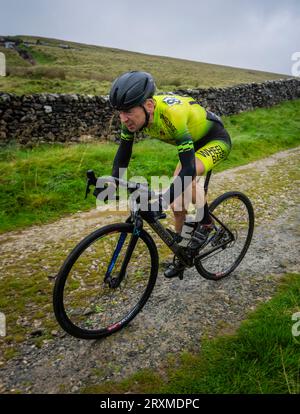 Giles Drake, Wheelbase cabtech Castelli winner of the 2023 3 Peaks ...