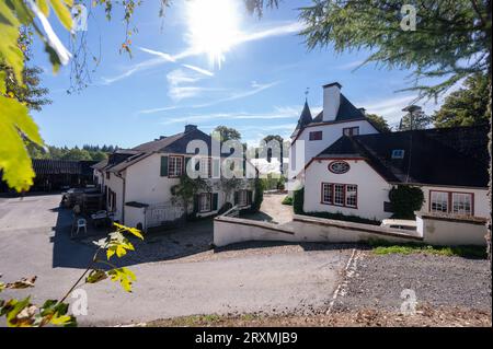 Dierfeld, Germany. 24th Sep, 2023. The photo (taken with a drone) shows ...