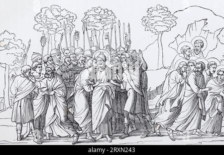 Saint Malchus. Engraving Stock Photo - Alamy