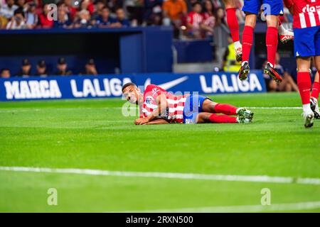Samuel Lino seen during LaLiga EA SPORTS game between teams of Atletico ...