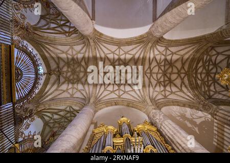 02-09-2023, Interior view of the famous Yuso monastery in San Millán de ...