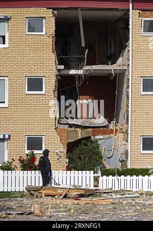 Linköping, Sweden. 26th, September, 2023. An explosion has occurred in ...