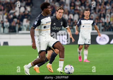 Patrick Dorgu (Lecce)Nicolo Fagioli (Juventus)Nicola Sansone (Lecce ...