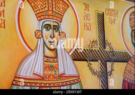FLAVIA JULIA HELENA with the true cross on which Jesus was crucified ...