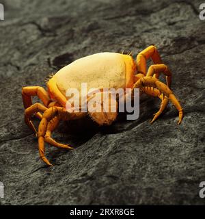 3D illustration of a detailed tick: SEM Electron Microscope CGI Replica ...