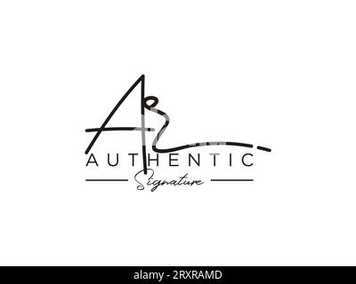 AR Initial letter handwriting and signature logo. A concept handwriting ...