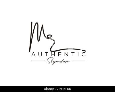 MR Letter Signature Logo Template elegant design logo Sign Symbol ...