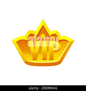 Game UI VIP Icon crown. Vector Design Stock Vector Image & Art - Alamy