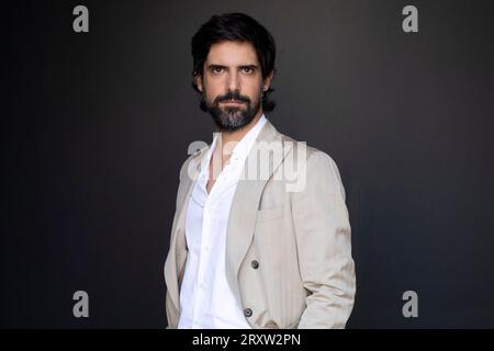 Francesco Carril poses during 71st San Sebastian International Film ...