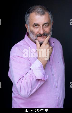 Cristi Puiu poses during 71st San Sebastian International Film Festival ...