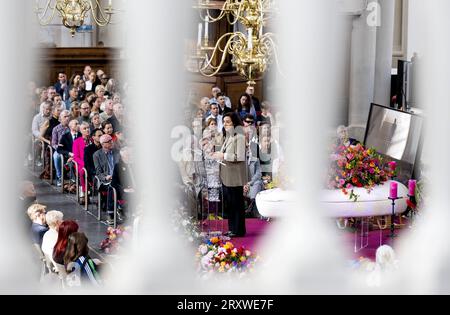 AMSTERDAM - Mayor Femke Halsema gives a speech during the funeral ...