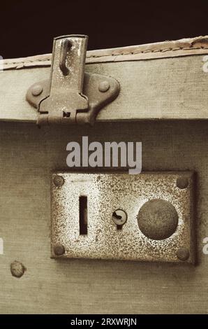 suitcase lock with rust Stock Photo - Alamy