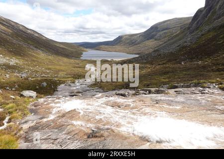 Alt an Dubh Loch, White Mounth, Balmoral Estate, Scottish Highlands, UK ...