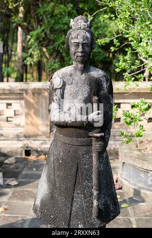 Statues at Dong Khanh Emperor Tomb, Huế, Vietnam Stock Photo - Alamy