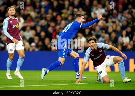 James Garner of Everton celebrates his goal to make it 0-1 during the ...