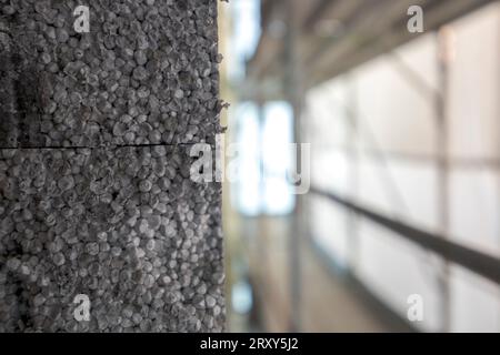 Thermal and acoustic insulation materials like polystyrene foam ...