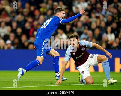 Everton's James Garner after scoring their side's first goal of the ...