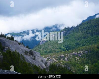 A view from the Stawamus Chief Trail Stock Photo - Alamy