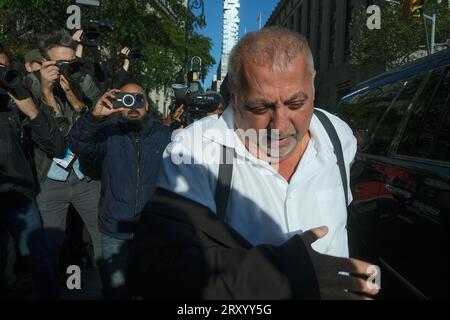 Fred Daibes arrives to federal court , Wednesday, Jan. 29, 2025, in New ...
