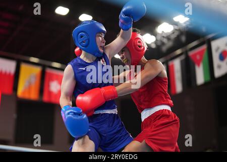 (L to R) Raksat Chuthamat (THA), Tsukimi Namiki (JPN), SEPTEMBER 27 ...