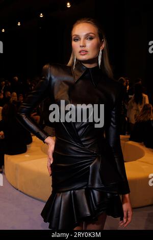 Romee Strijd attends the Balmain Spring/Summer 2024 womenswear fashion ...