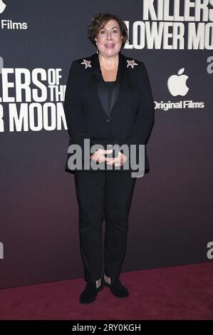 Julie O'Keefe attends Apple's "Killers of the Flower Moon" New York ...