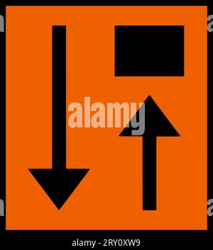 Temporary sign, oncoming traffic merges with this lane , Signs giving ...