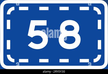 Expressway information signs, Road signs in the Philippines Stock ...