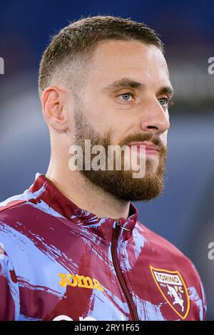 Nikola Vlasic of Torino Fc looks on during the Serie A football match ...
