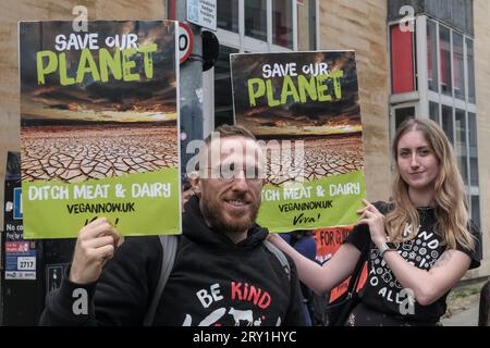 Bristol, UK. 28th Sept 2023. Environmental activists from many groups ...
