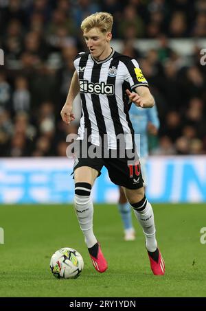 Anthony Gordon Of Newcastle United in action during the Newcastle ...